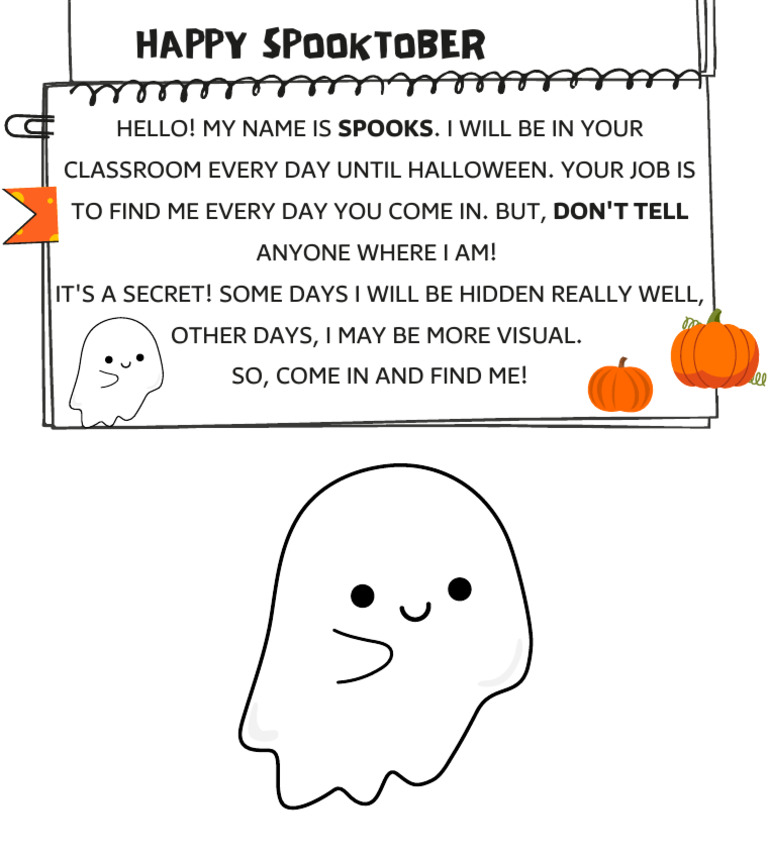 Find Spooks: Halloween Classroom Game | PDF
