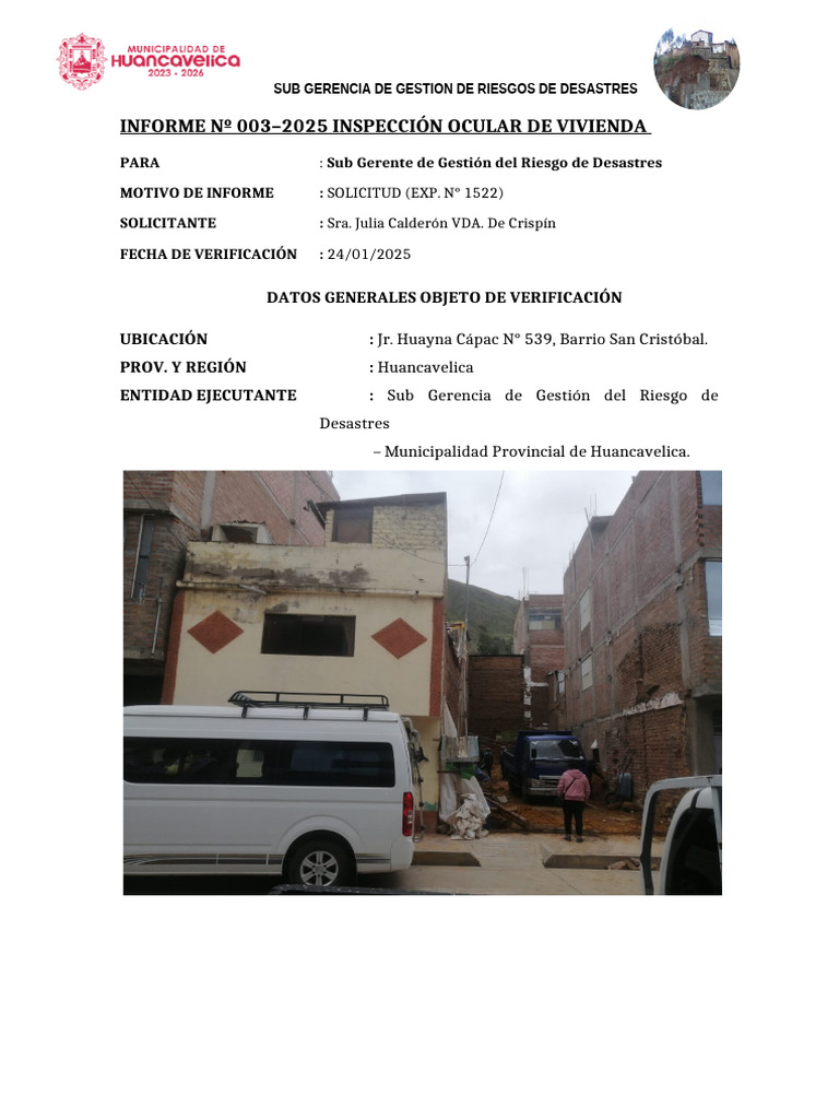 003 Inf - Tec. | PDF | Fundación (Ingeniería) | Riesgo