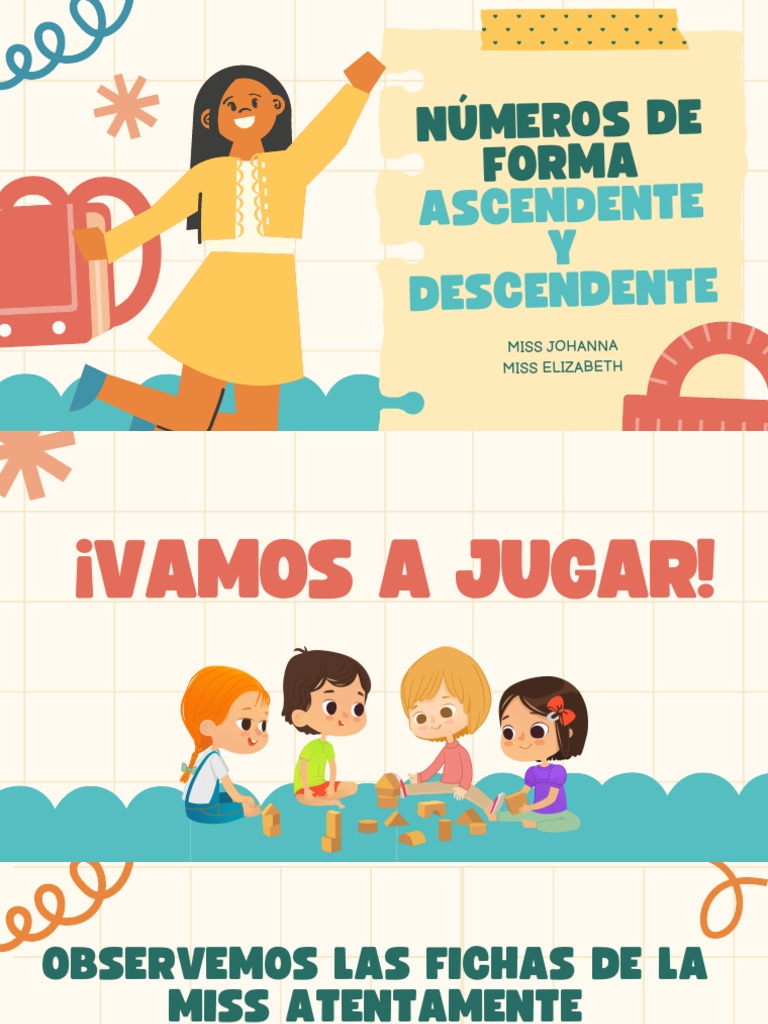Números Ascendentes y Descendentes | PDF