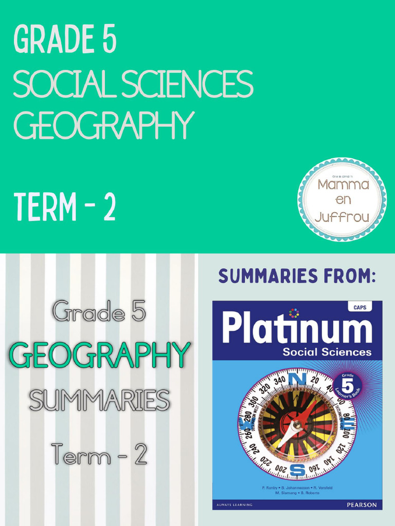 Grade 5 TERM 2 SUMMARIES - SS GEOGRAPHY | PDF | River | Plateau