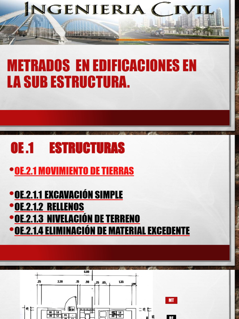 Metrados Semana 4-Movimiento de Tierras-Ejemplo2-2023 | PDF | Elementos arquitectónicos ...