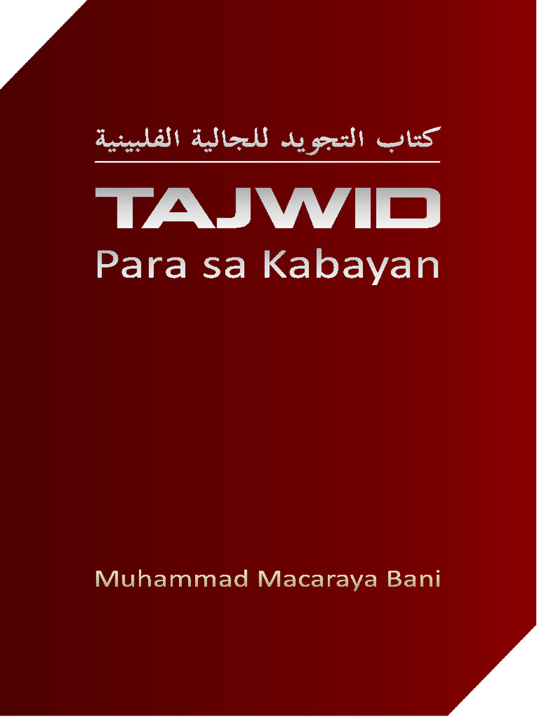Tajwid para Sa Kabayan Book | PDF