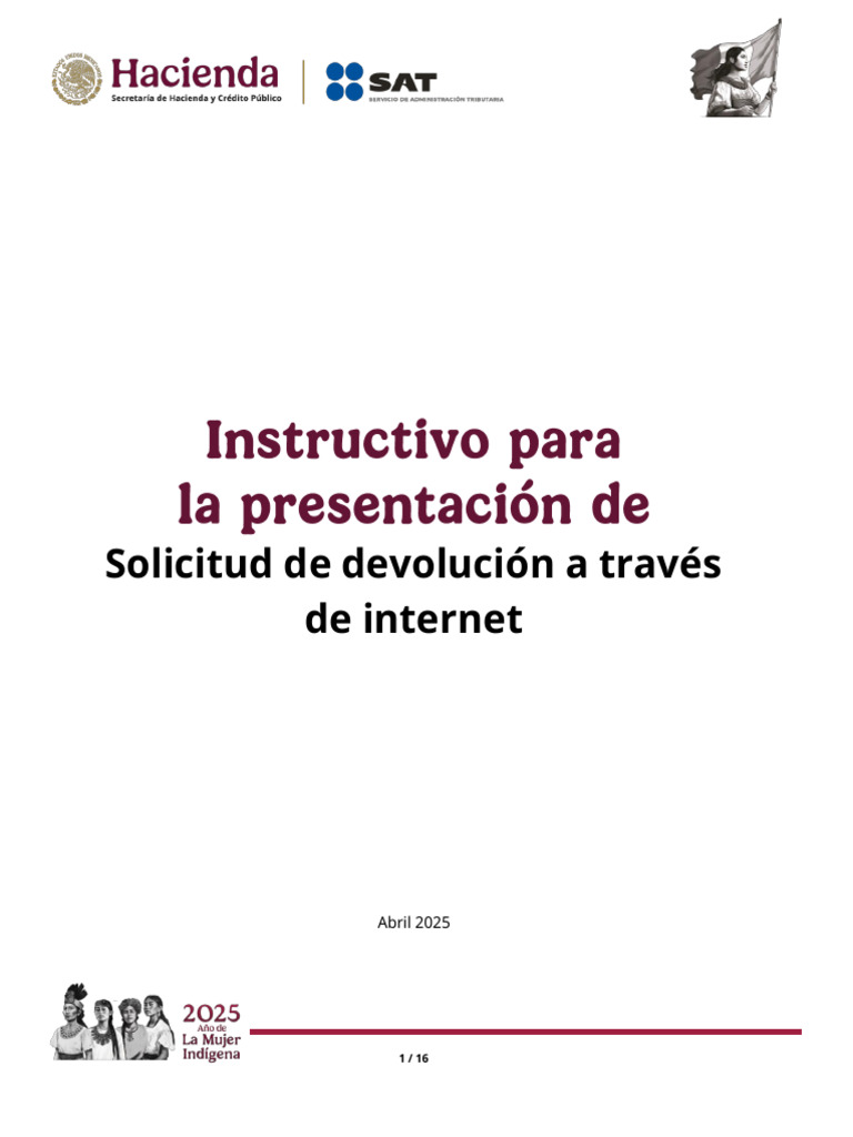 Instructivo para Solicitud de Devolución Manual | PDF
