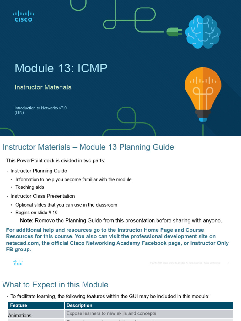 ITN Module 13 | PDF | Internet Protocols | Computer Network