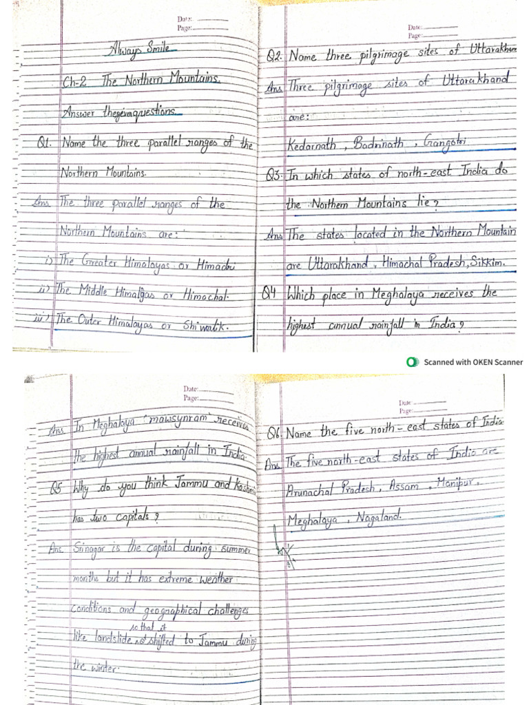 class 4 SST pdf work | PDF