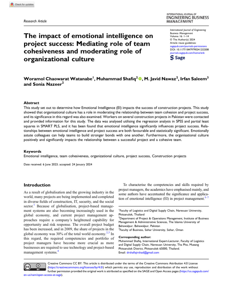TOP - The-Impact-Of-Emotional-Intelligence-On-Project-Success-Mediating-Role-Of-Team ...