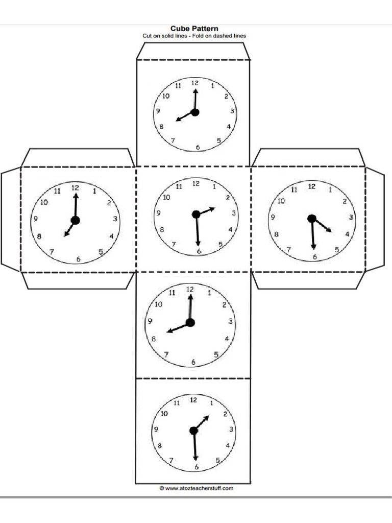 Time Telling Dice | PDF