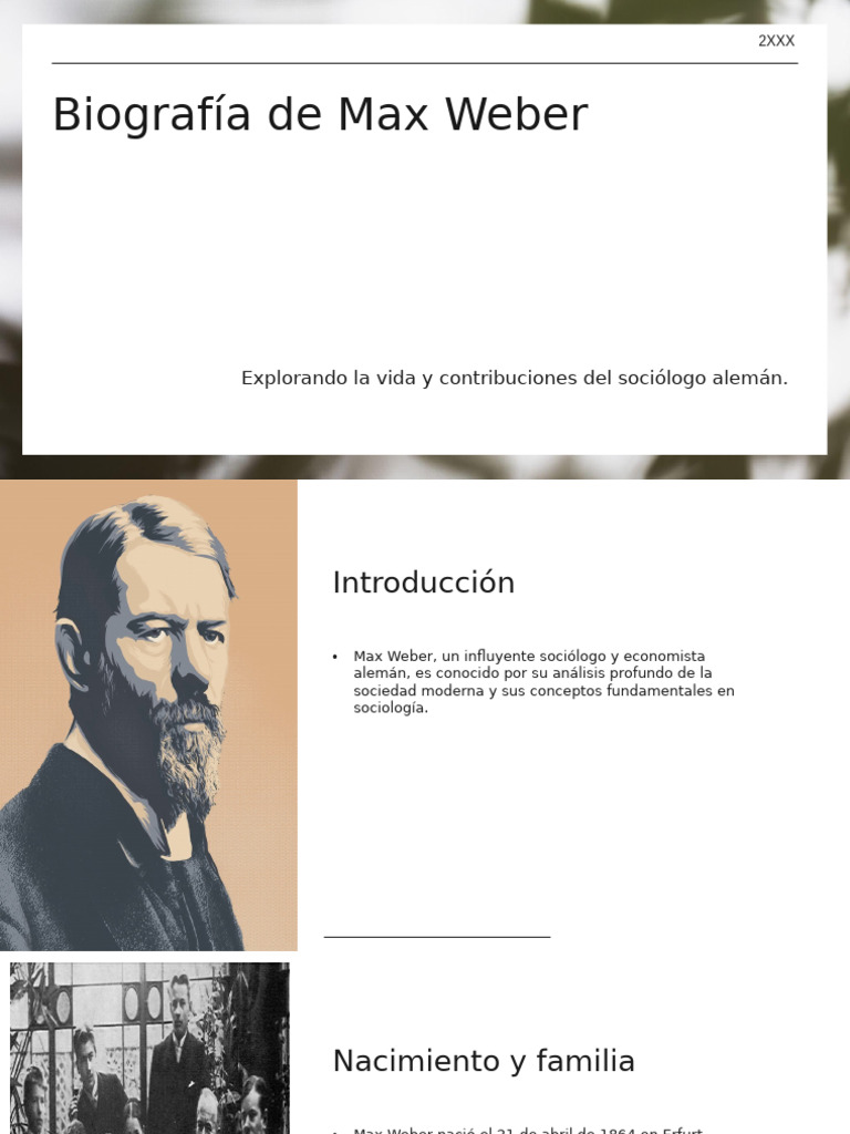Biografía de Max Weber | PDF | Max Weber | Capitalismo