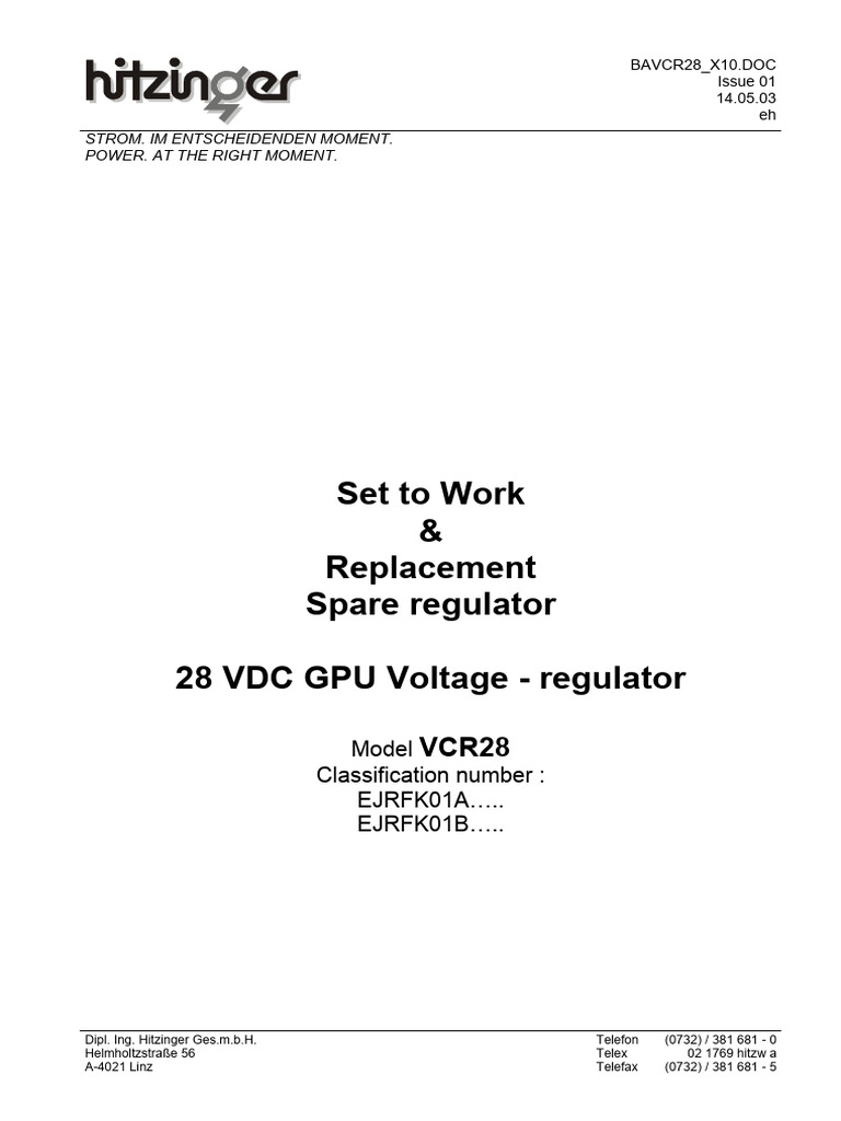 28 VDC GPU Voltage - Regulator | PDF | Mains Electricity | Electrical ...