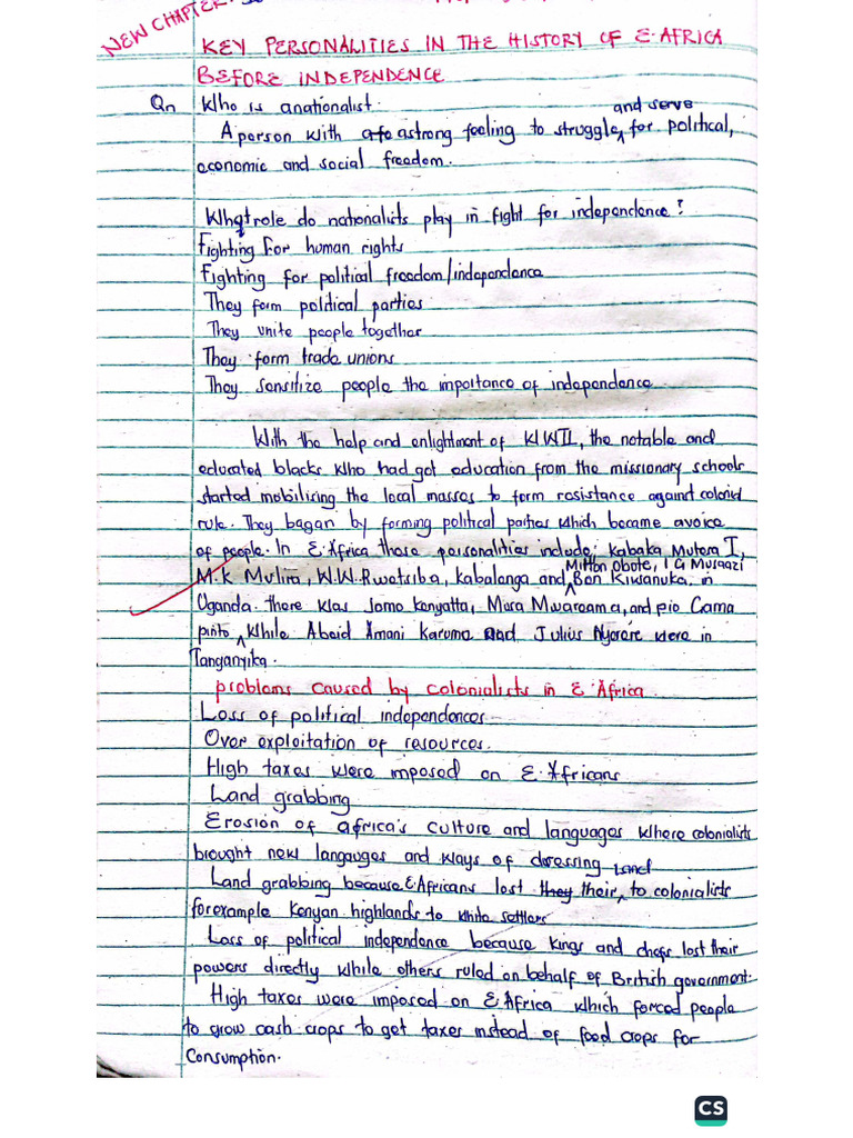 Chapter 8 Key Personalities in The History of East Africa Before ...