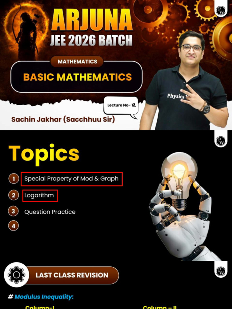 Basic Mathematics 12 - Class Notes | PDF