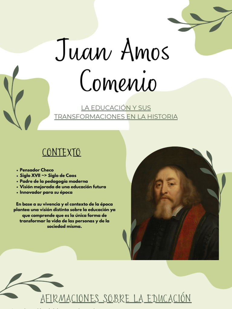 Presentacion Comenio | PDF | Enseñando | Aprendizaje