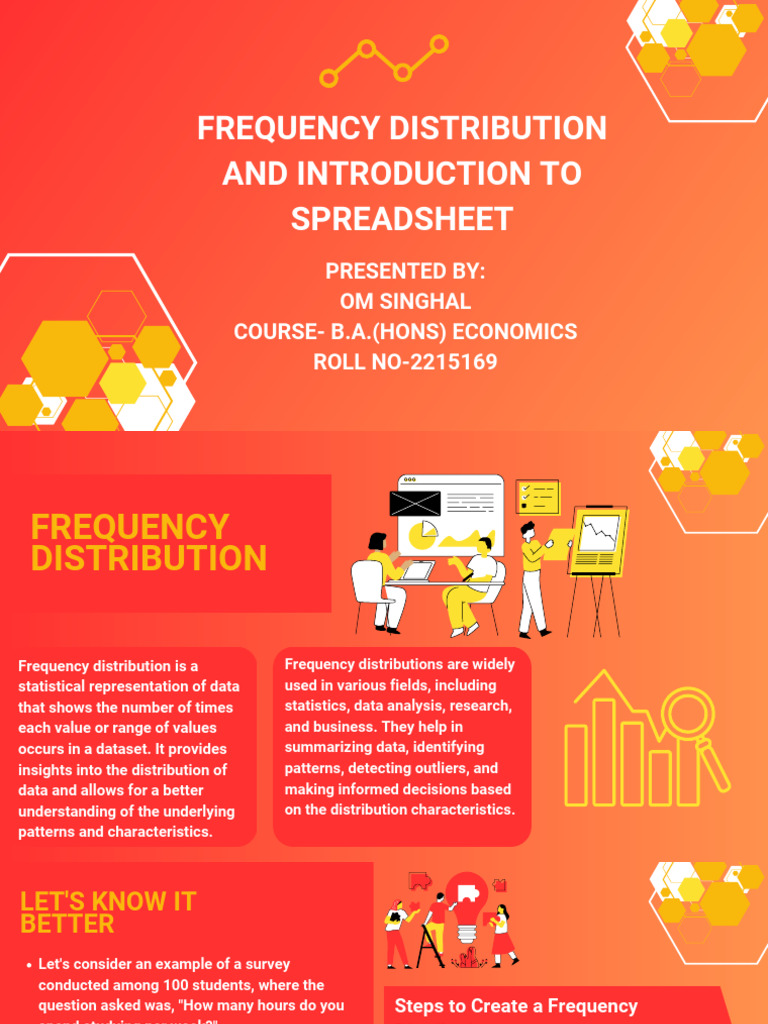 Frequency Distribution and Introduction To Spreadsheet | PDF ...