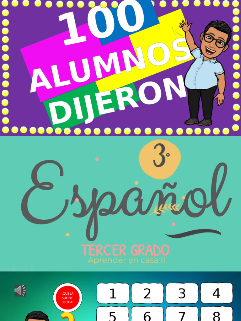 100 Alumnos Dijeron Español | PDF