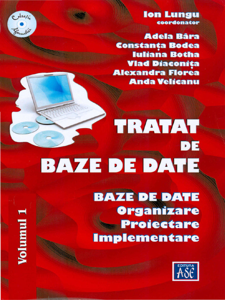Tratat de Baze de Date Vol 1 Baze de Date Organizare | PDF