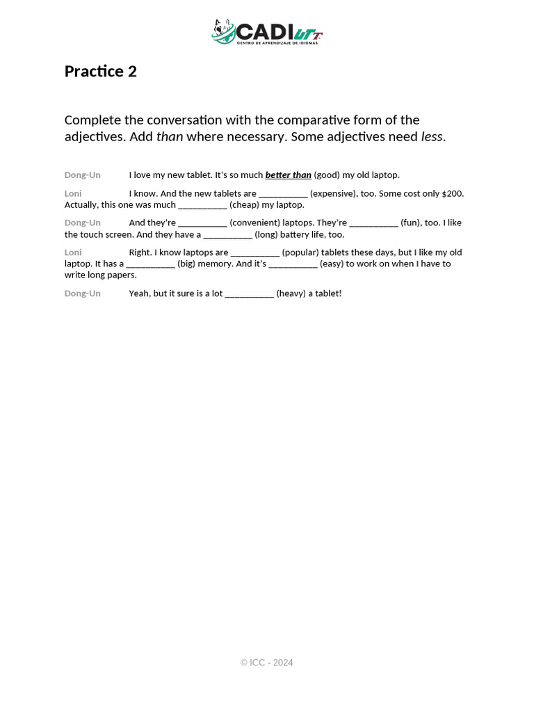 U10 - Practice 2 | PDF