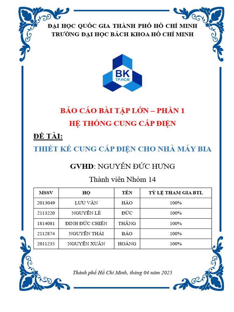 BÁO CÁO BTL - PHẦN 1 - L01 - NHÓM 14 | PDF