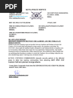 Kenya Police Abstract Form | PDF