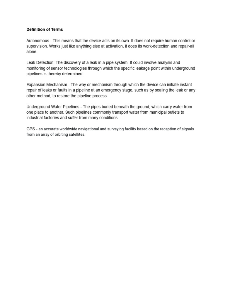 DOT (Definition of Terms) | PDF