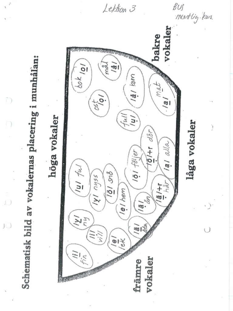 Vokaler Och Konsonanter | PDF