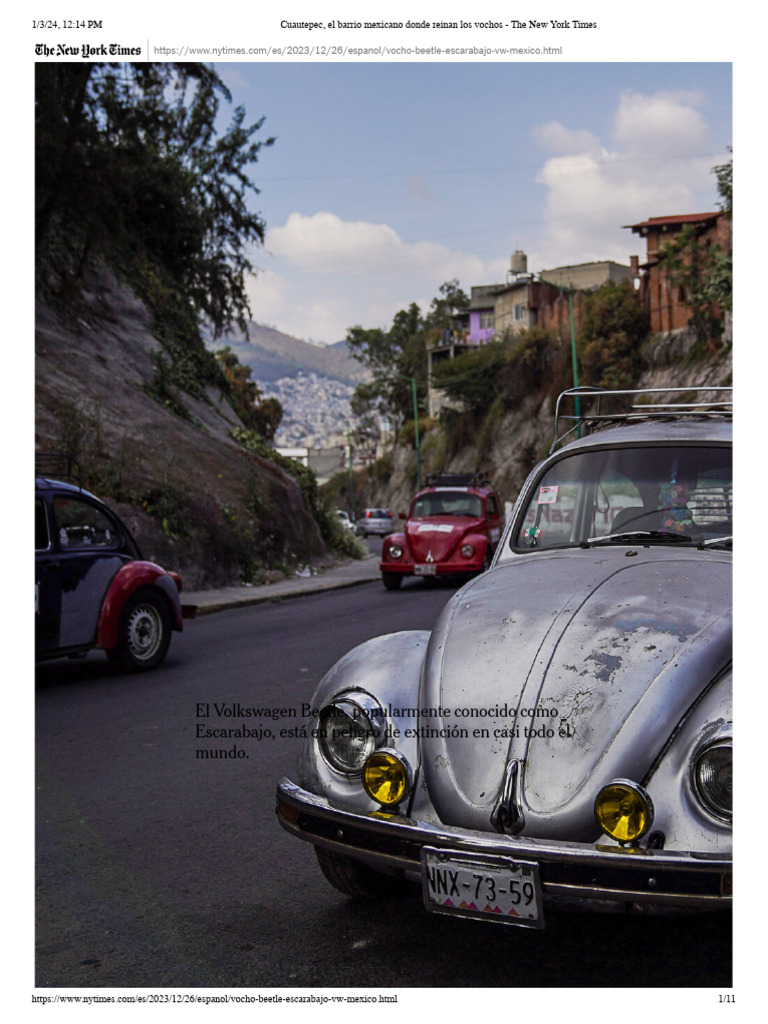 245_Cuautepec_el_barrio_mexicano_donde_reinan_los_vochos_-_The_New_York_Times | PDF | Volkswagen ...