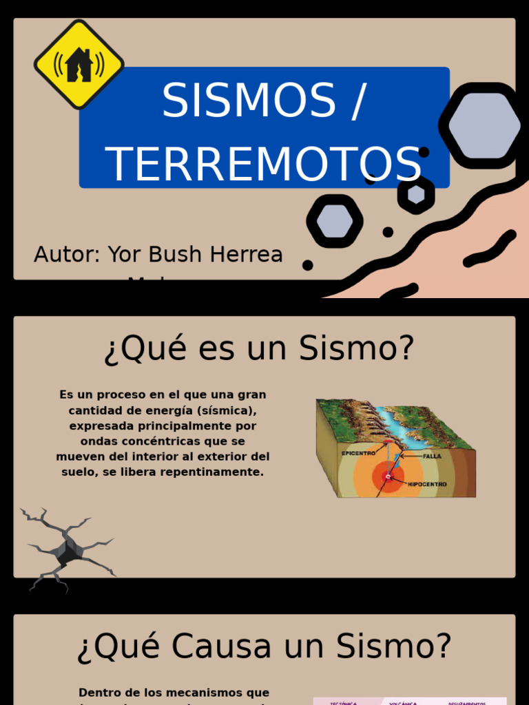 Sismos - Terremotos | PDF