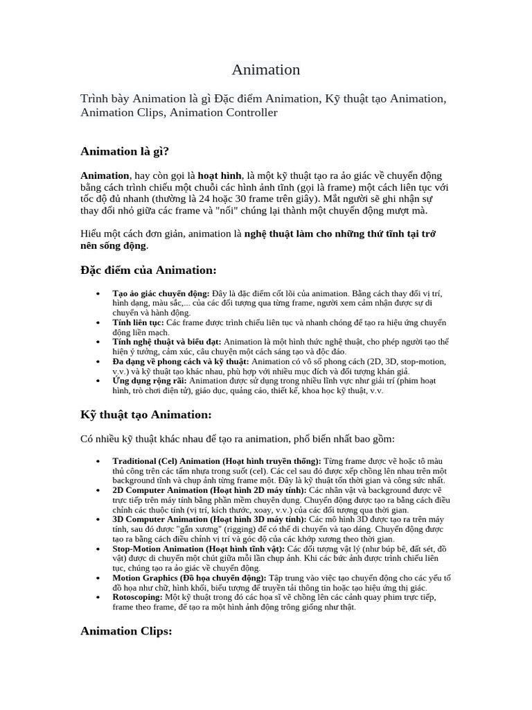 Animation | PDF
