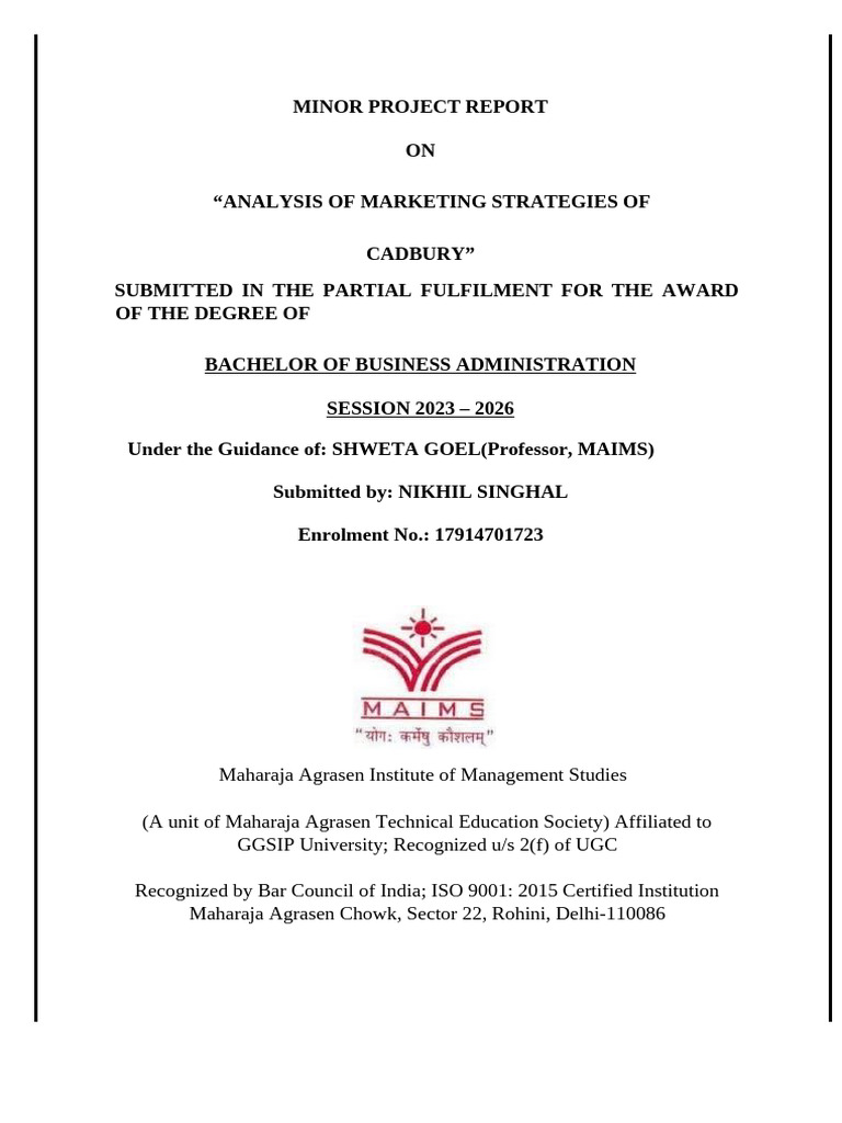 Minor Project Report New | PDF