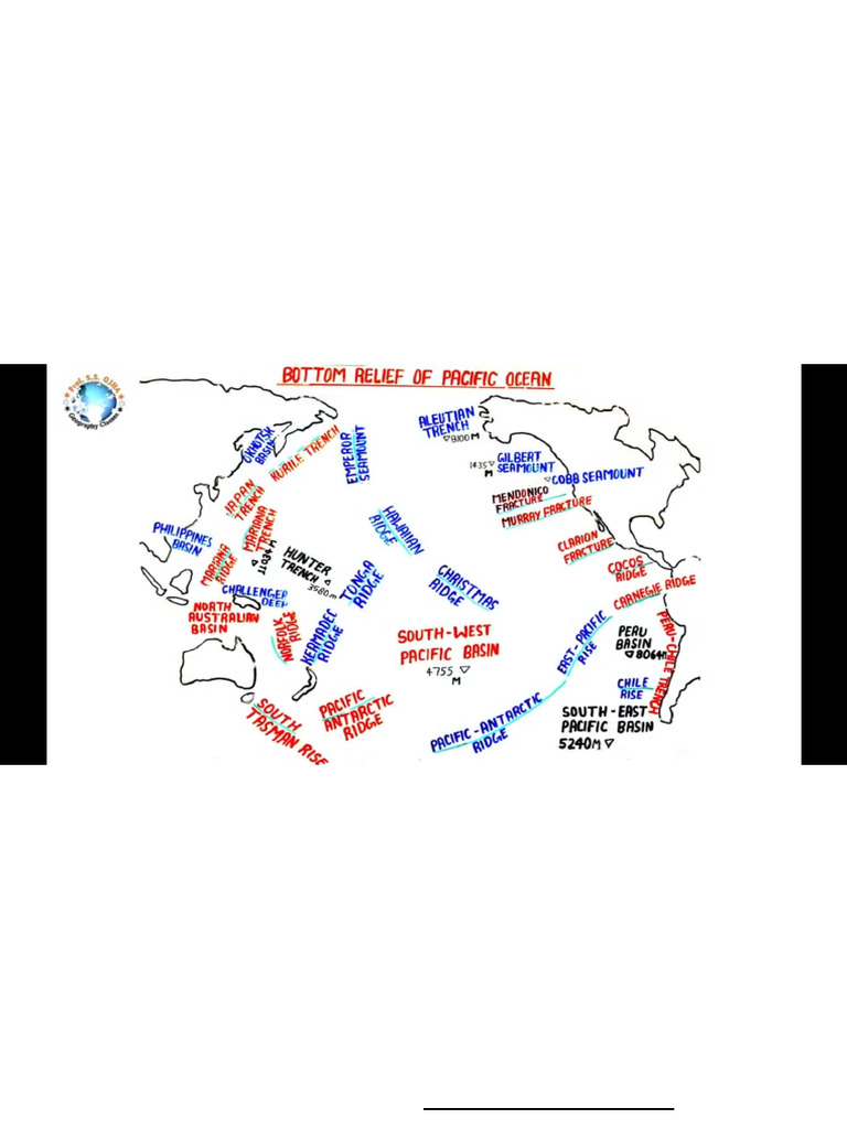 Oceanography Currents & Bottom Relief | PDF