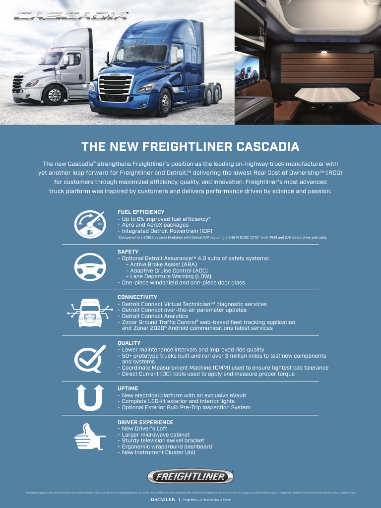 FOH New Cascadia RCO Icons Poster HR Nocrops | PDF | Truck | Land Vehicles