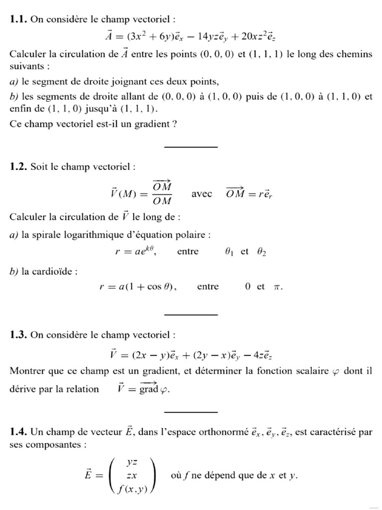 TD 1 Electrostatique | PDF