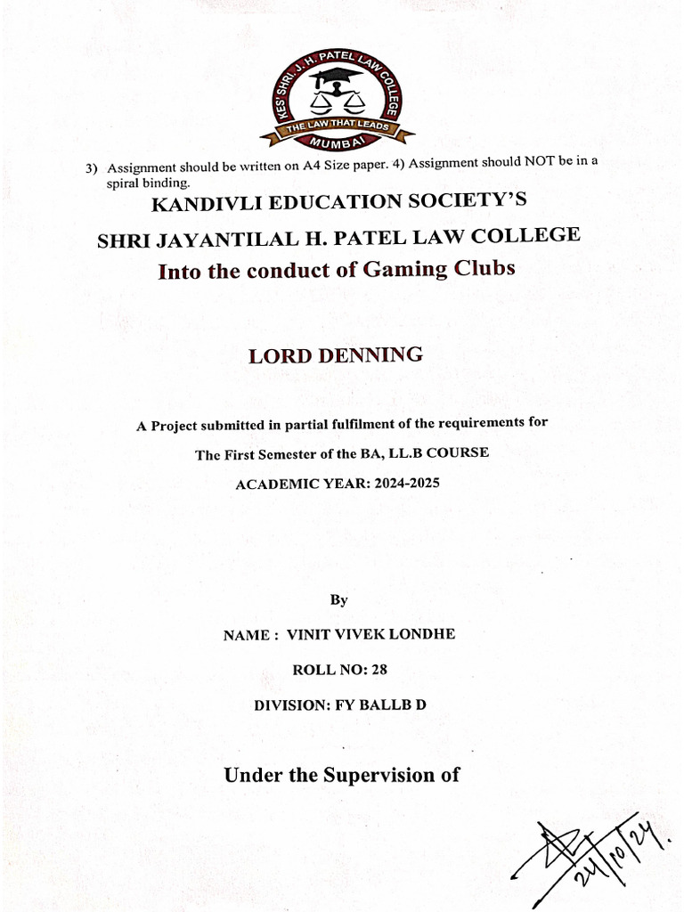 English Assignment | PDF