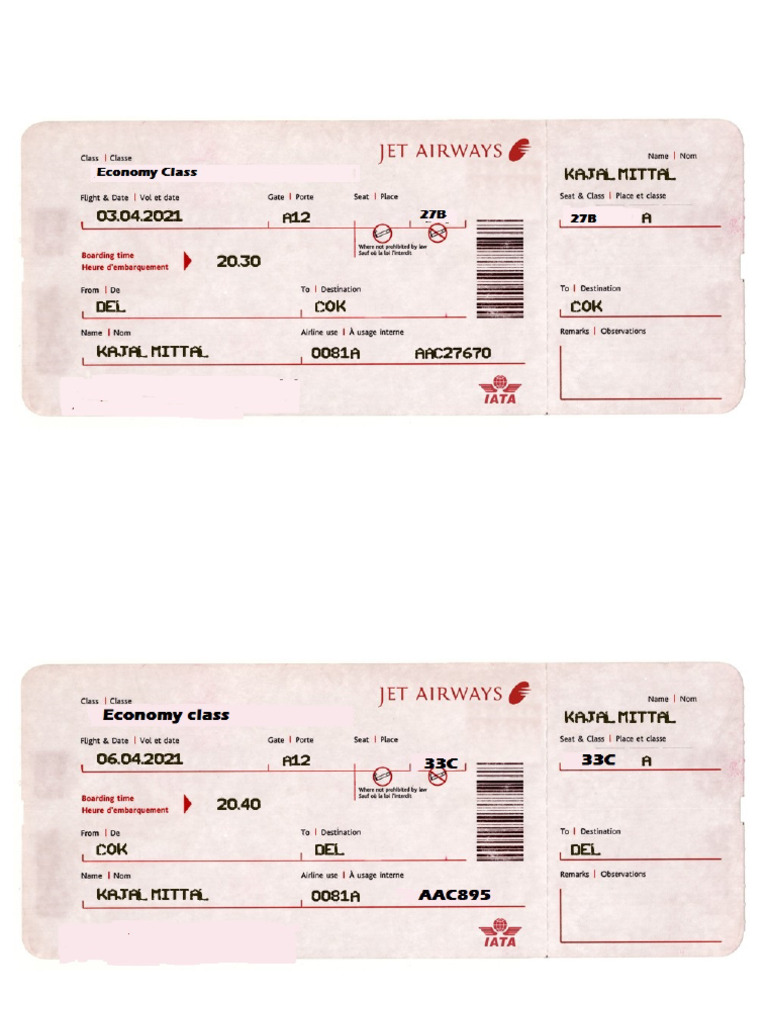 E Boarding Pass | PDF