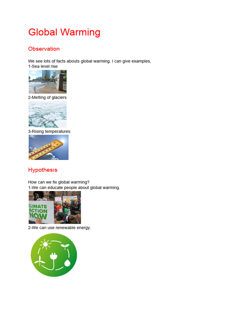 Sciencefict Method Global Warming | PDF