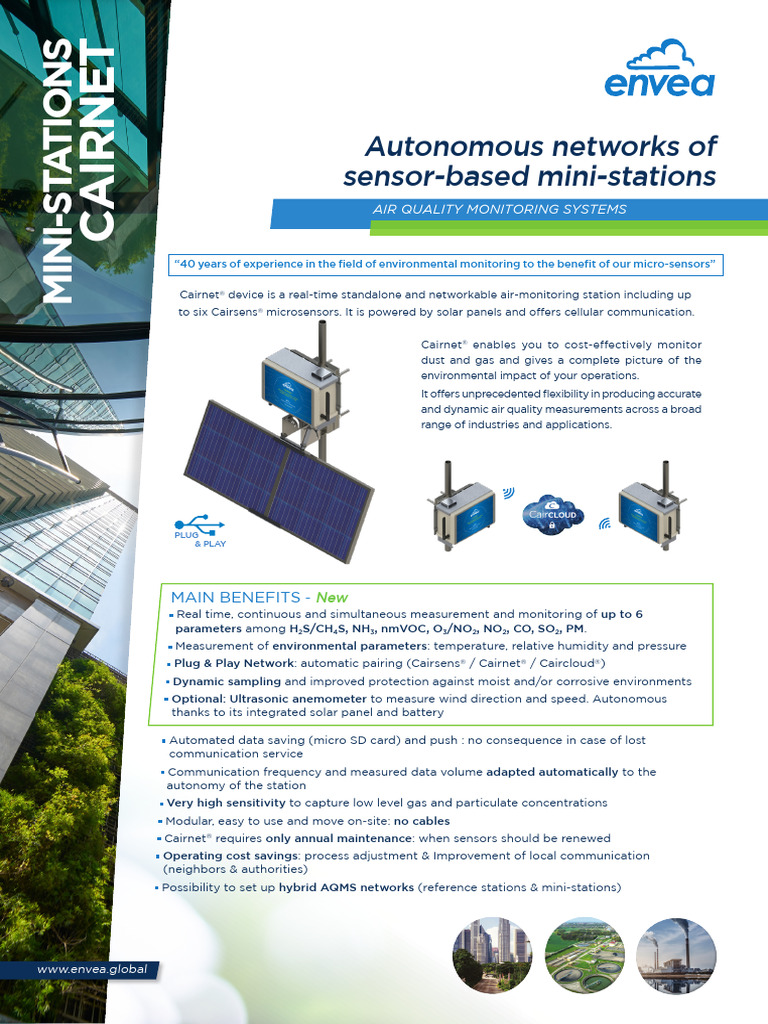 Envea - Cairnet - Air Quality Networks Sensor Based Mini Stations - en ...