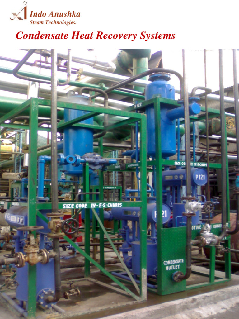 Condensate Heat Recovery Systems | PDF | Pump | Boiler