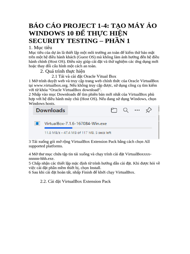 Báo Cáo Project 1 | PDF