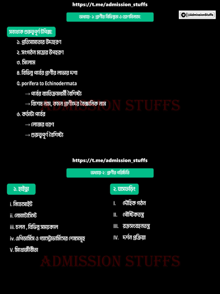 JU - D Unit Suggestion Zoology - DMC STATION | PDF