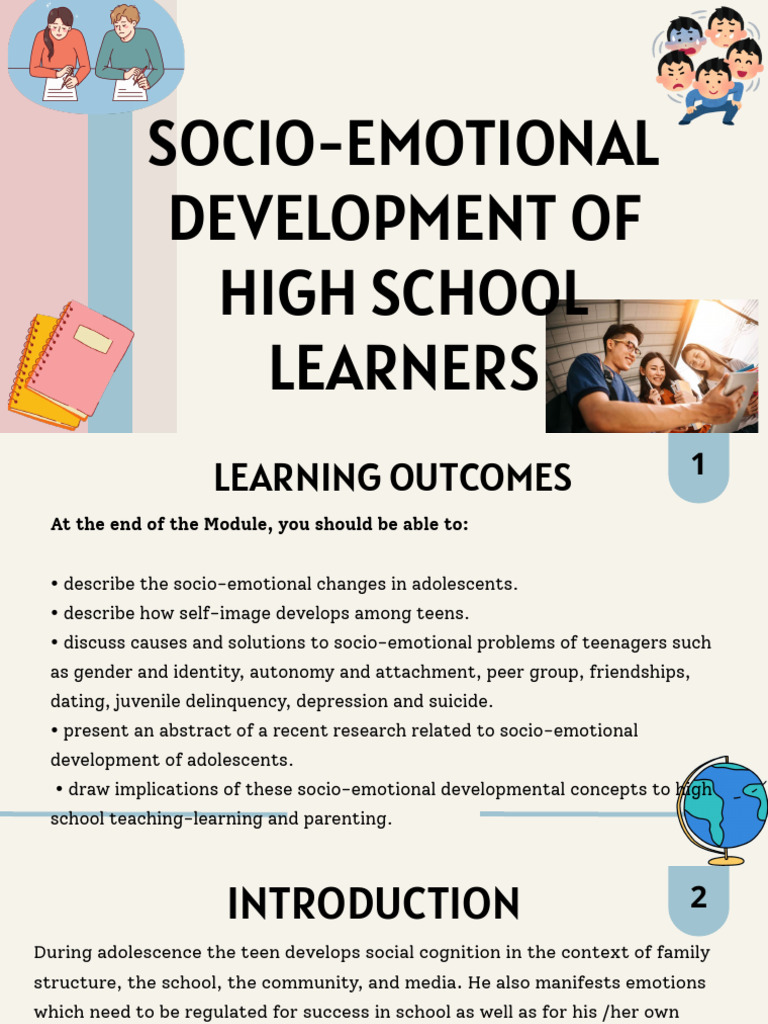 Adolescent Socio-Emotional Development Guide | PDF | Emotions | Adolescence