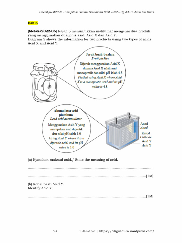 Chemquest2023-Tingkatan-4 (1) - 95-145 | PDF
