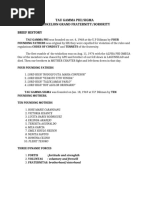 Tau Gamma Tenets Code of Conduct and Guidelines | PDF | Fraternities ...