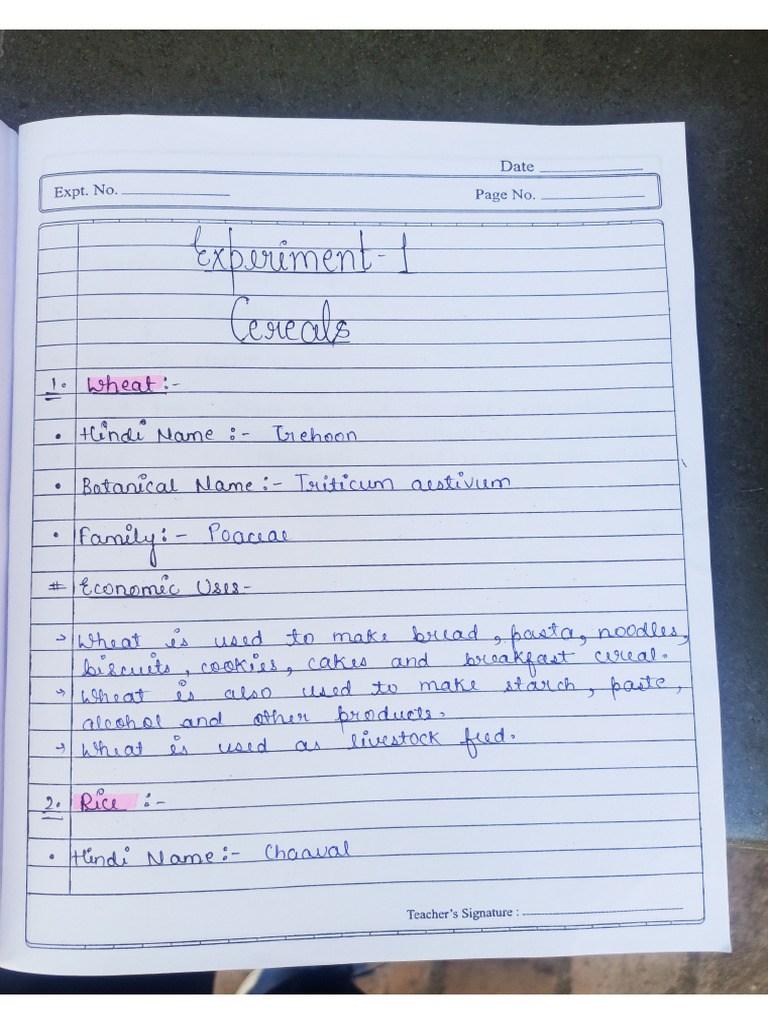Botany Experiment | PDF