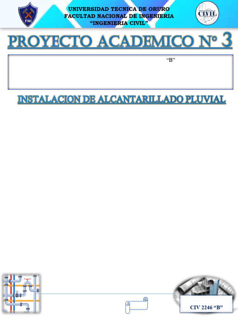 Diseño de Instalaciones Pluviales CIV 2246 | PDF | Ingeniería