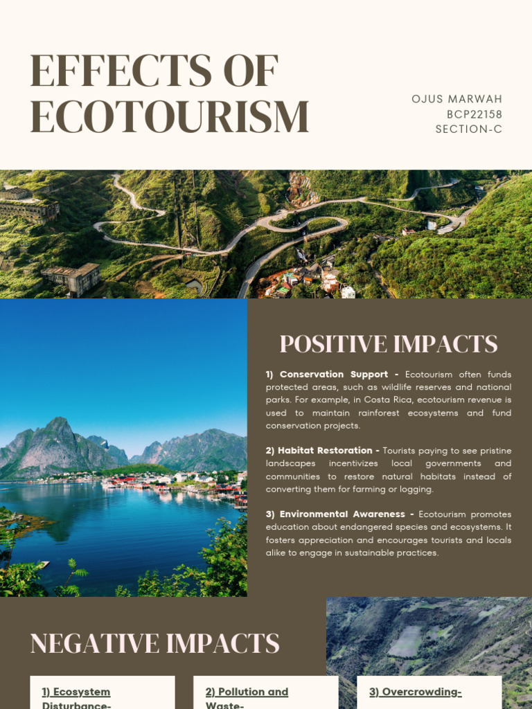 Effect of Ecotourism - Ojus | PDF | Natural Environment | Environment