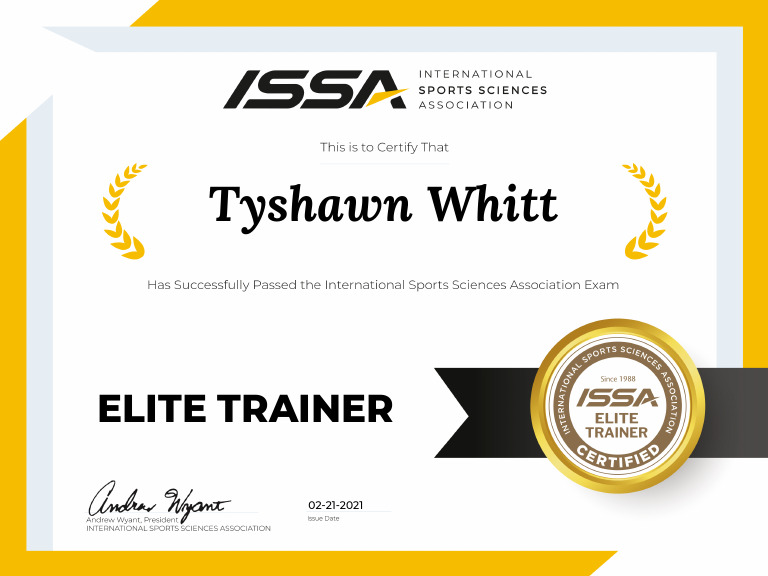ISSA_Elite_Trainer_Achievement | PDF