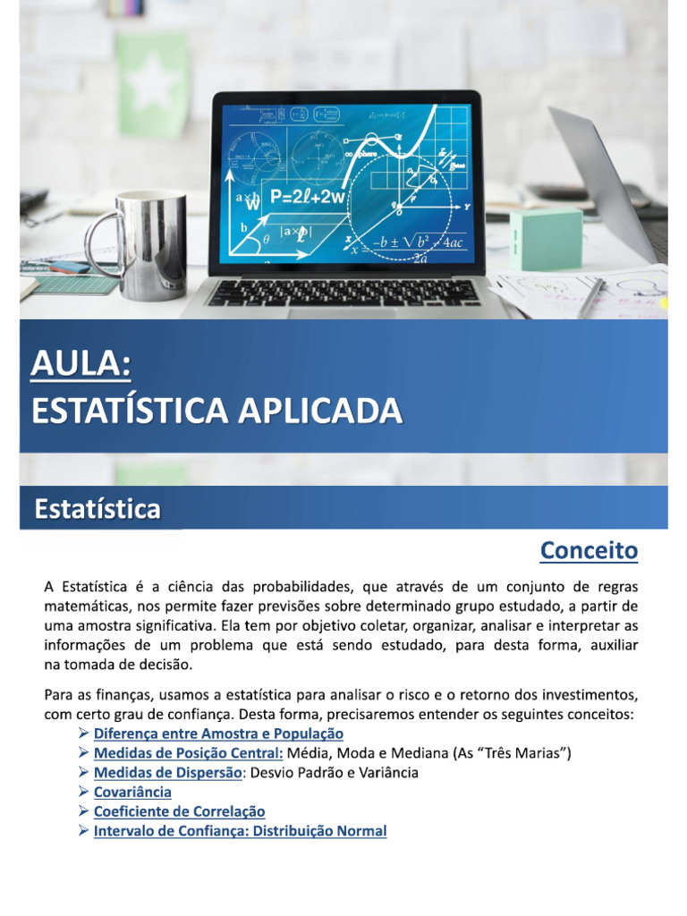 13 - Estatística (C07) | PDF