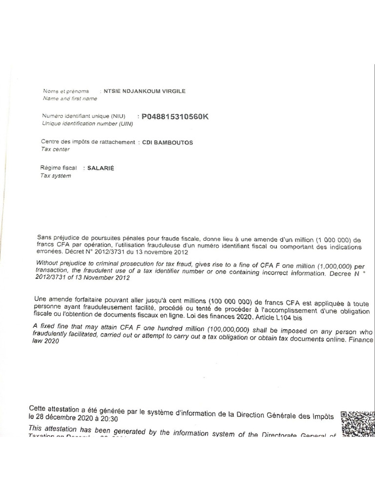 Ntsie Ndjakoum | PDF