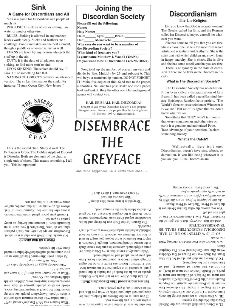 Understanding Discordianism | PDF | Religion And Belief