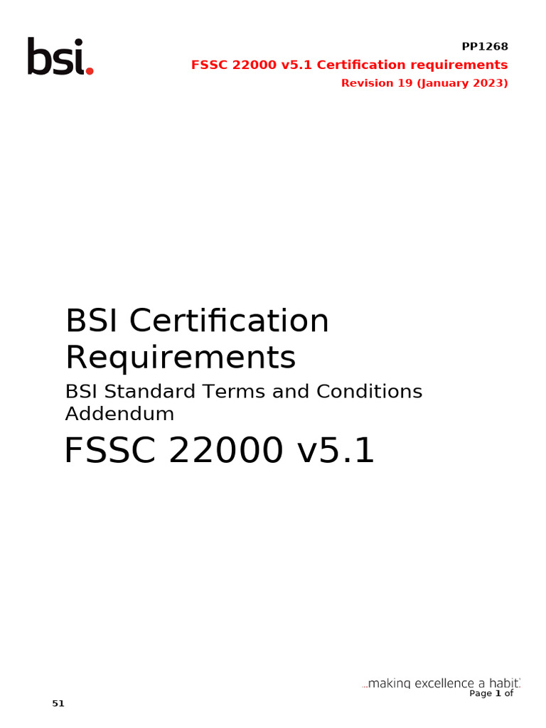 pp1268---fssc-22000-v5.1-certification-requirements | PDF | Audit