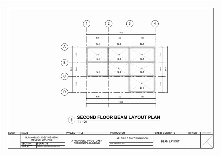 SF Beam Layout | PDF